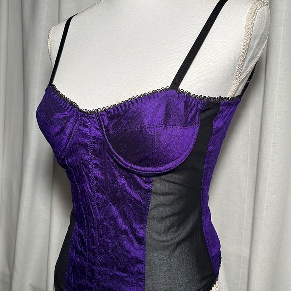 Intimates & Sleepwear | Underwire Corset Bustier In Deep Vivid Purple ...